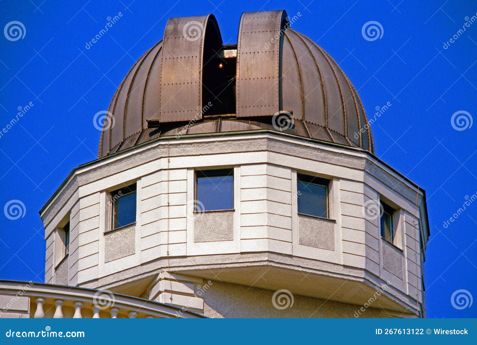 Observatory Urania in Vienna Austria Stock Photo - Image of landmark ...