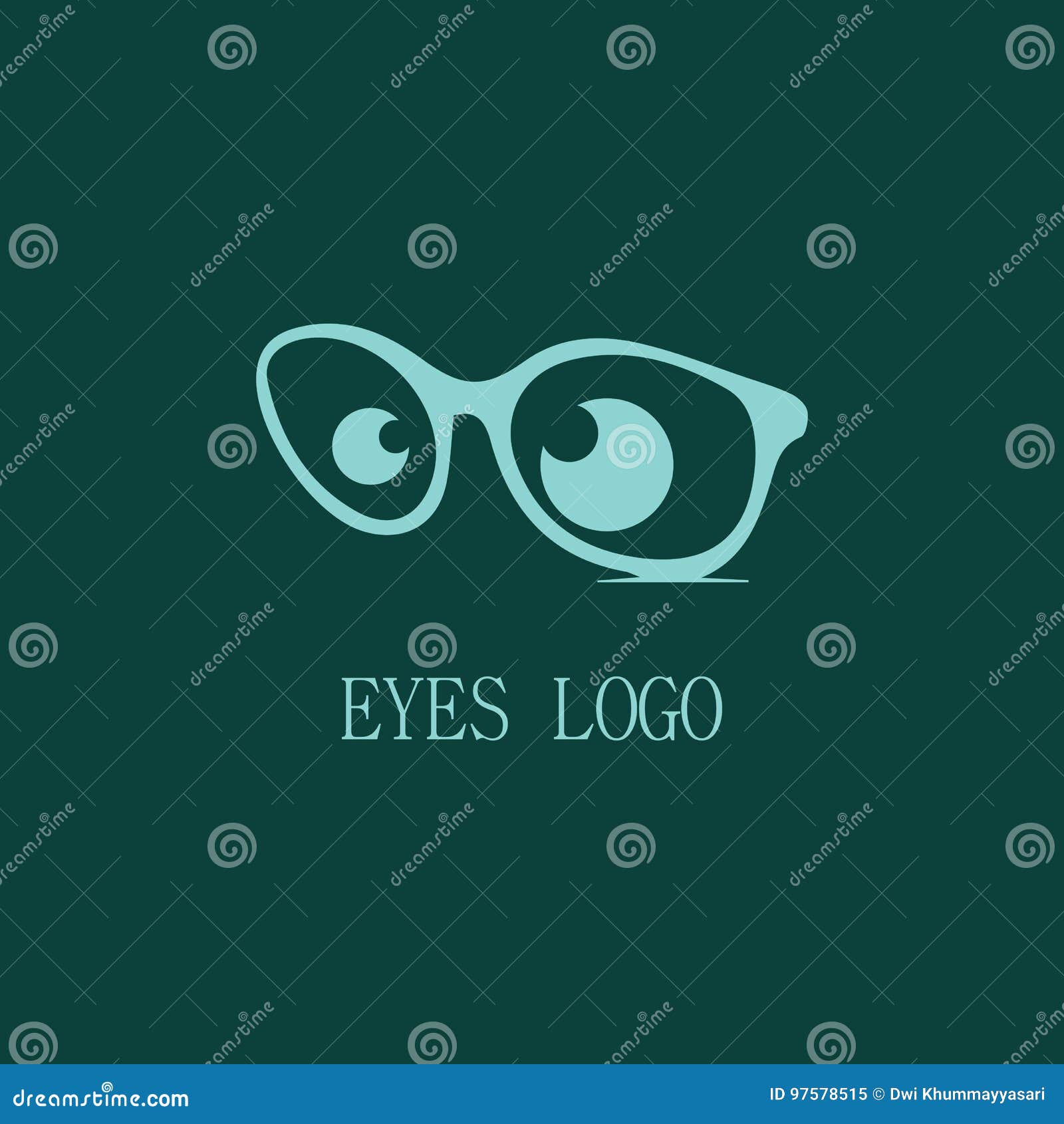 Observe le logo illustration de vecteur. Illustration du concept - 97578515