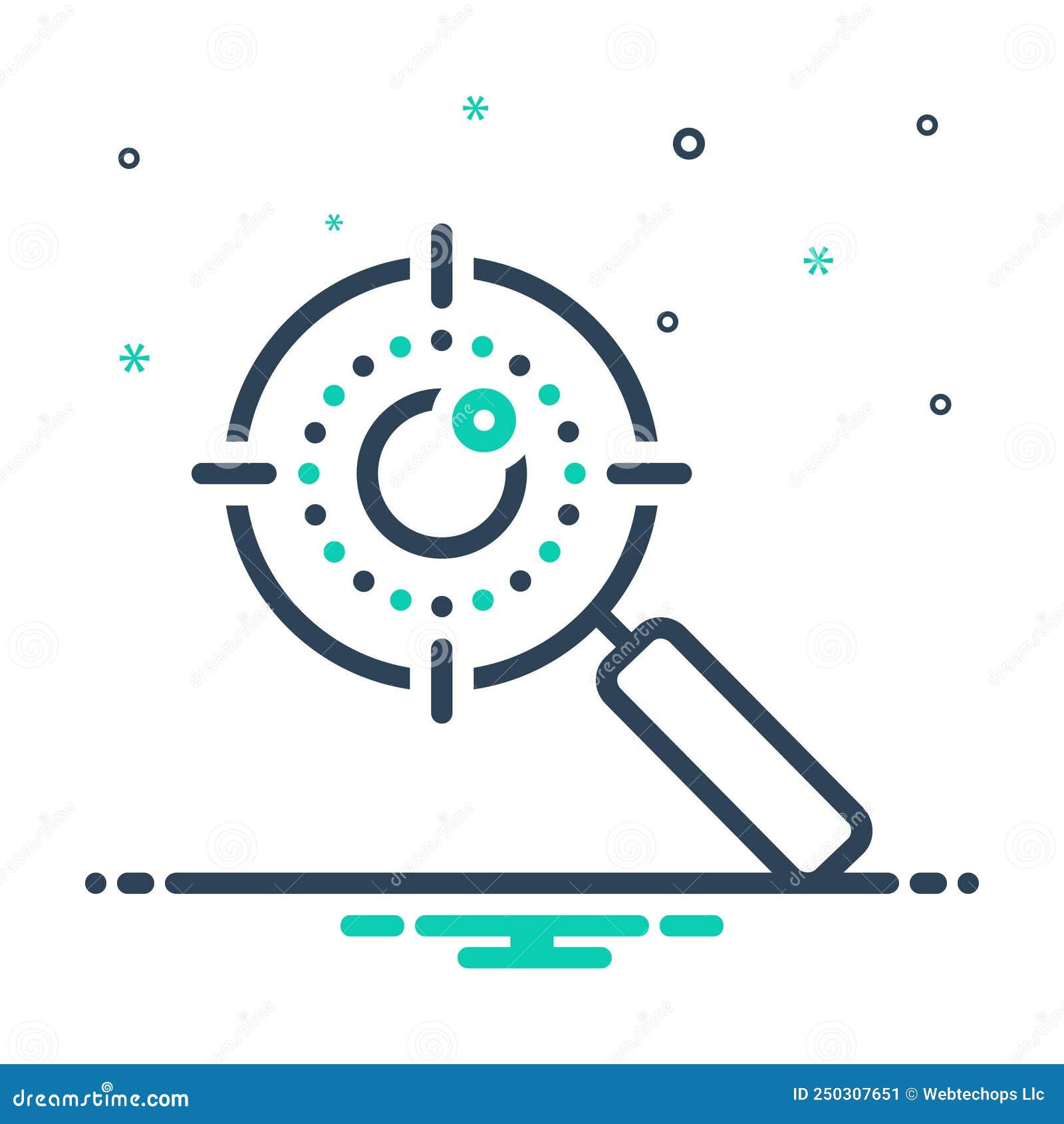 Mix Icon for Observer, Spyglass and Discovery Stock Illustration ...