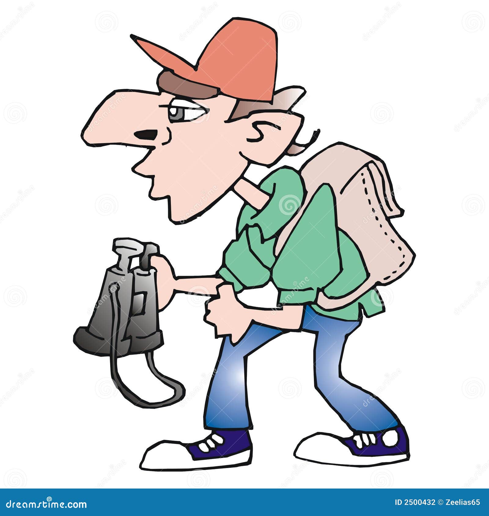 Observer Cartoon Vector | CartoonDealer.com #3206489