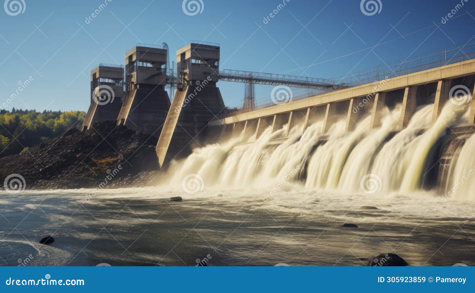 Observing the Hydroelectric Dam S Harmony with the River S Natural Flow ...