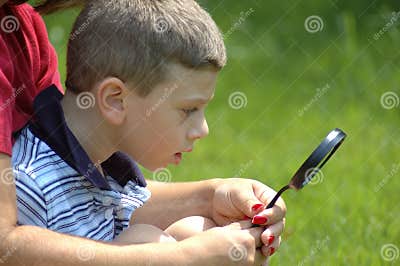 Observing Nature stock photo. Image of education, fascinated - 17844