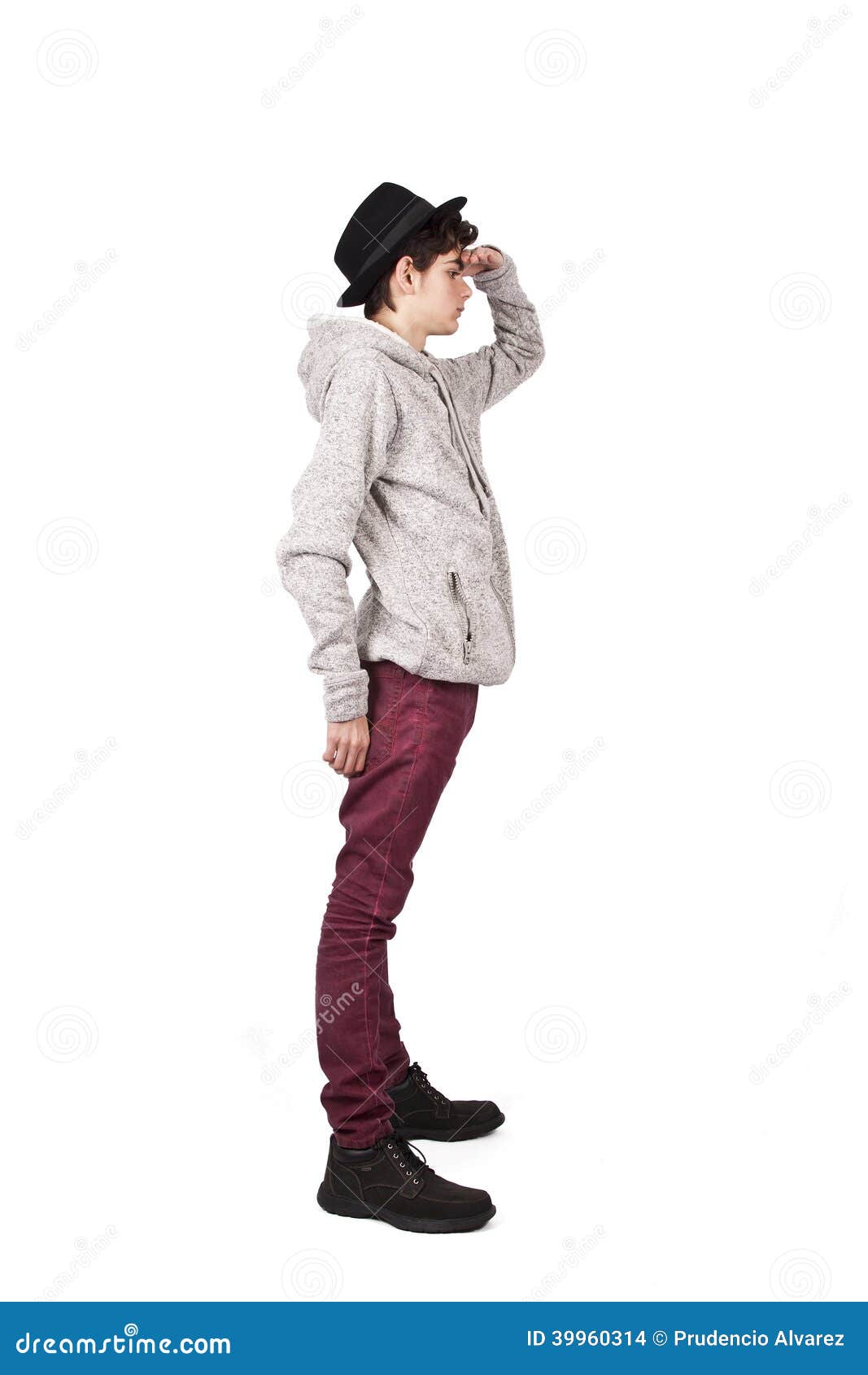 Observing stock photo. Image of figure, expressions, young - 39960314
