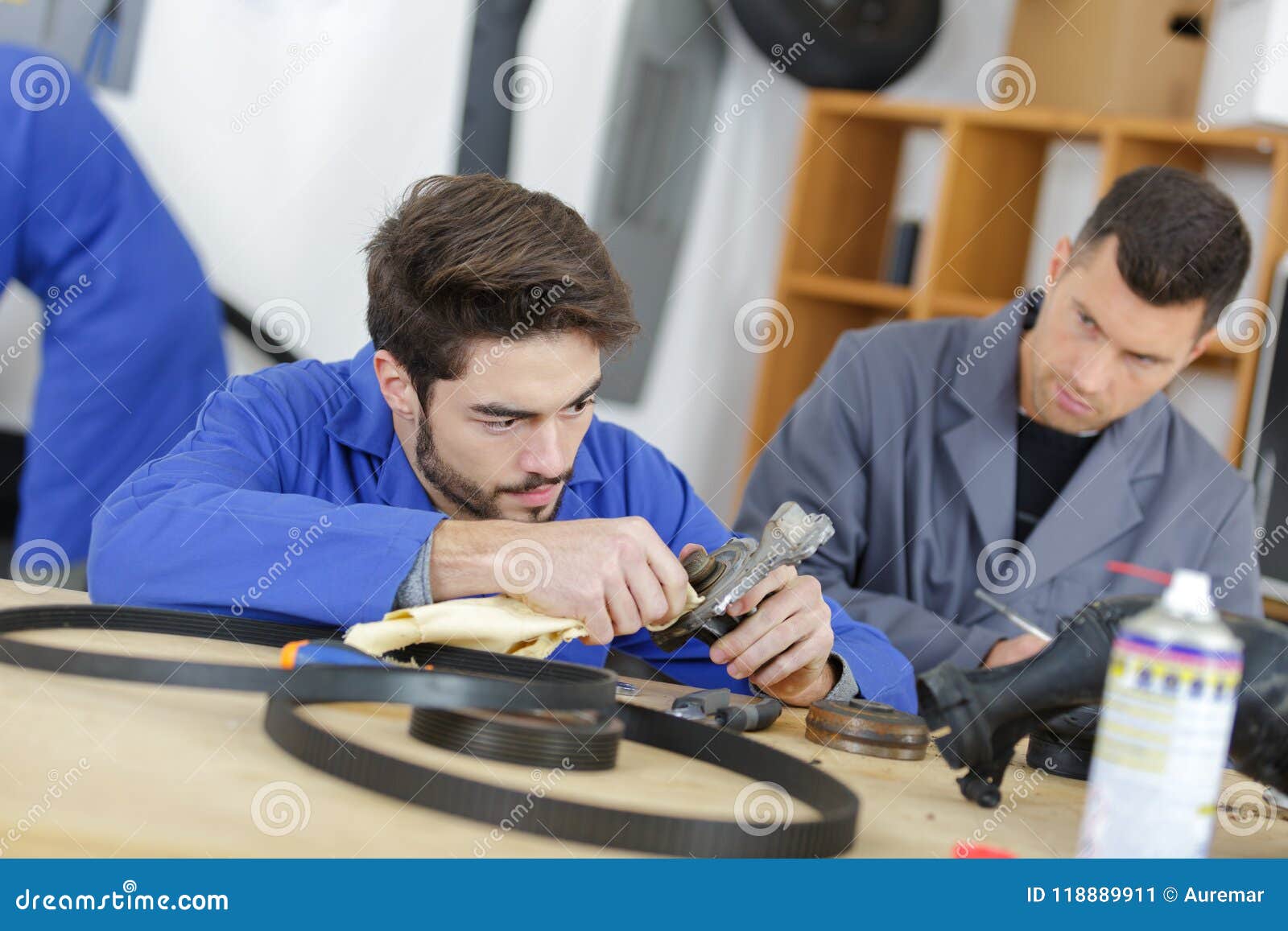 Observing the Students Procedures Stock Image - Image of assembler ...