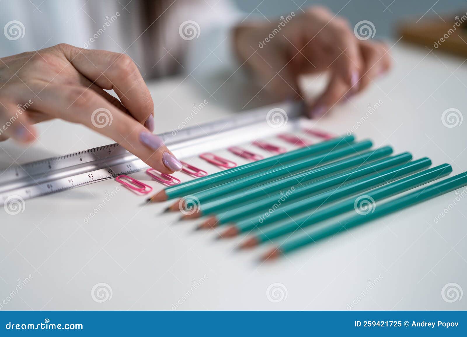 Obsessed Compulsive Perfectionist with OCD Disorder Stock Image - Image ...