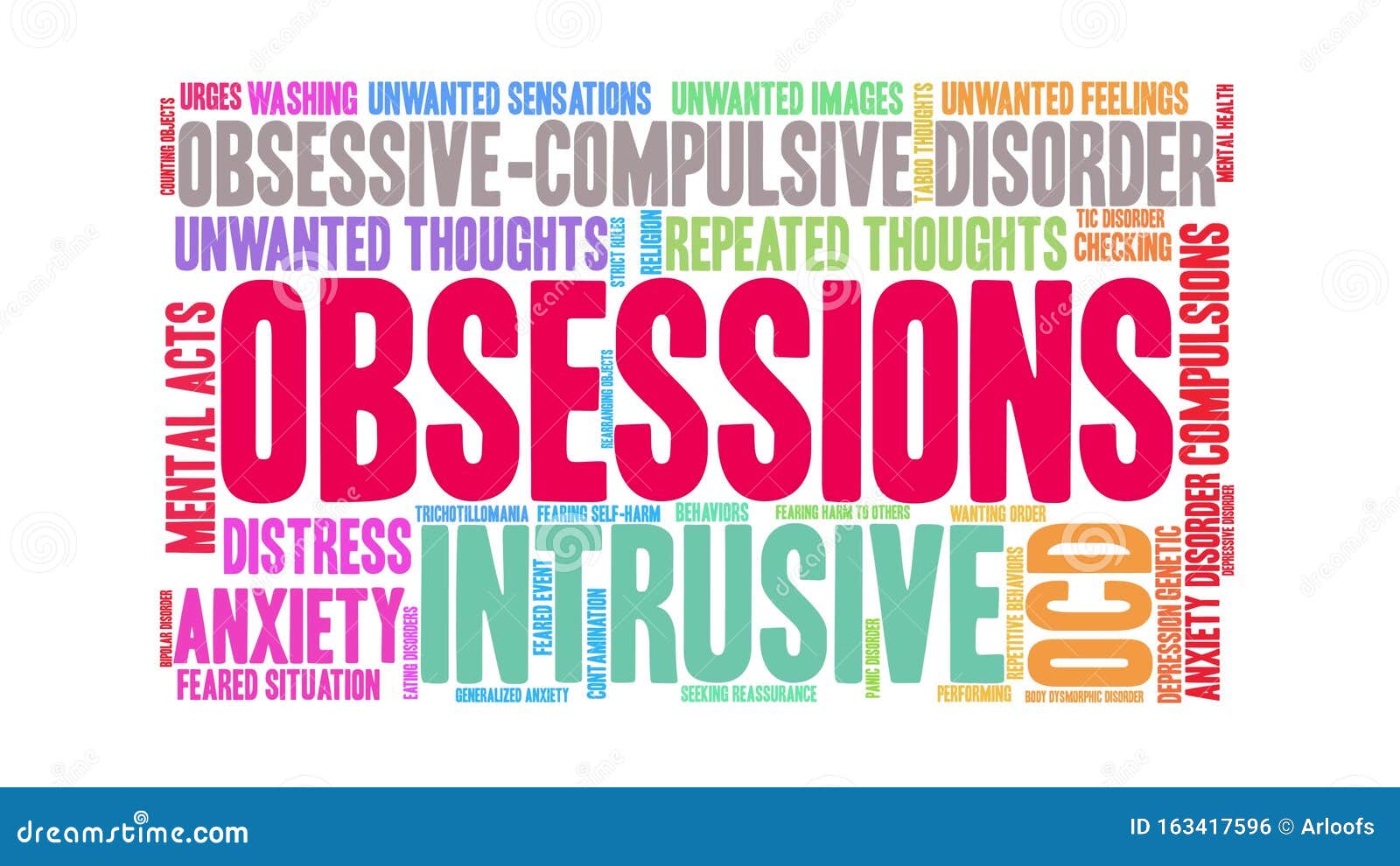 Obsessions Animated Word Cloud Stock Footage - Video of health ...