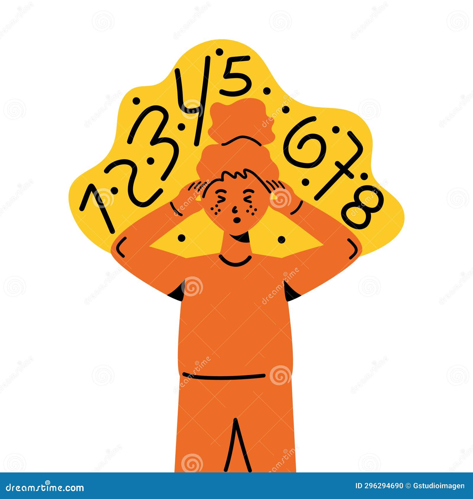 Obsessive Compulsive Disorder Confusion Stock Illustration ...