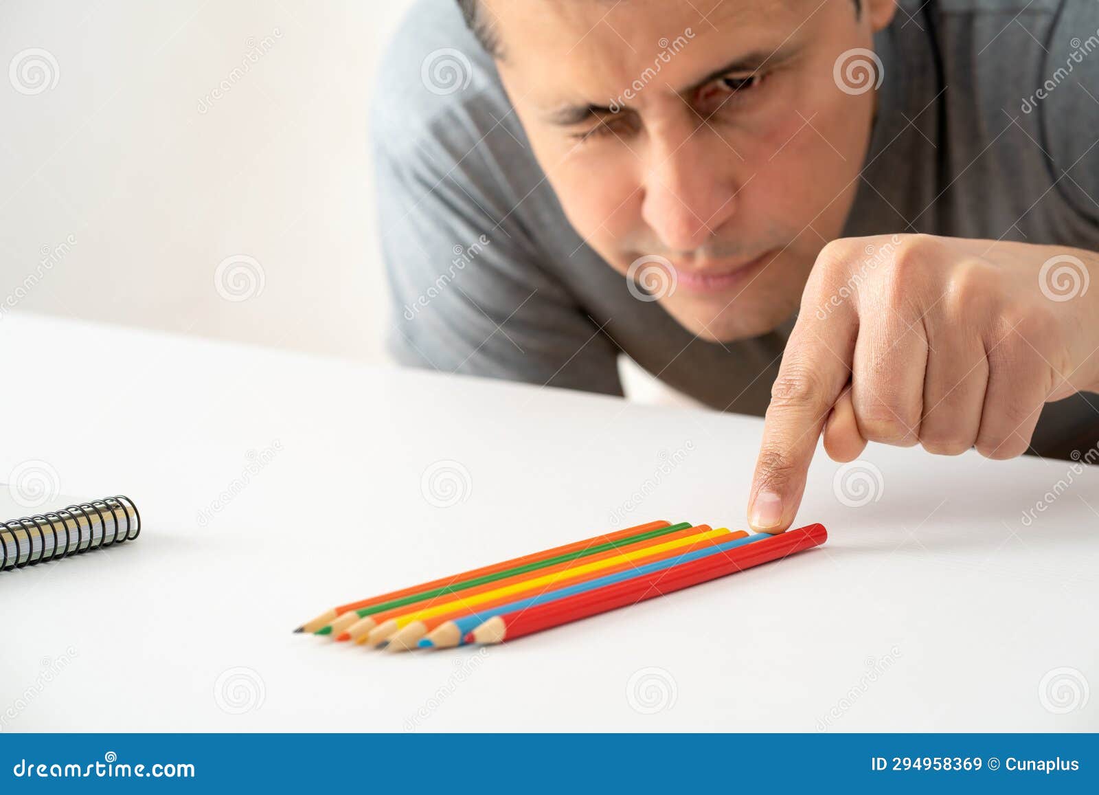 Obsessive compulsive man stock image. Image of behavior - 294958369