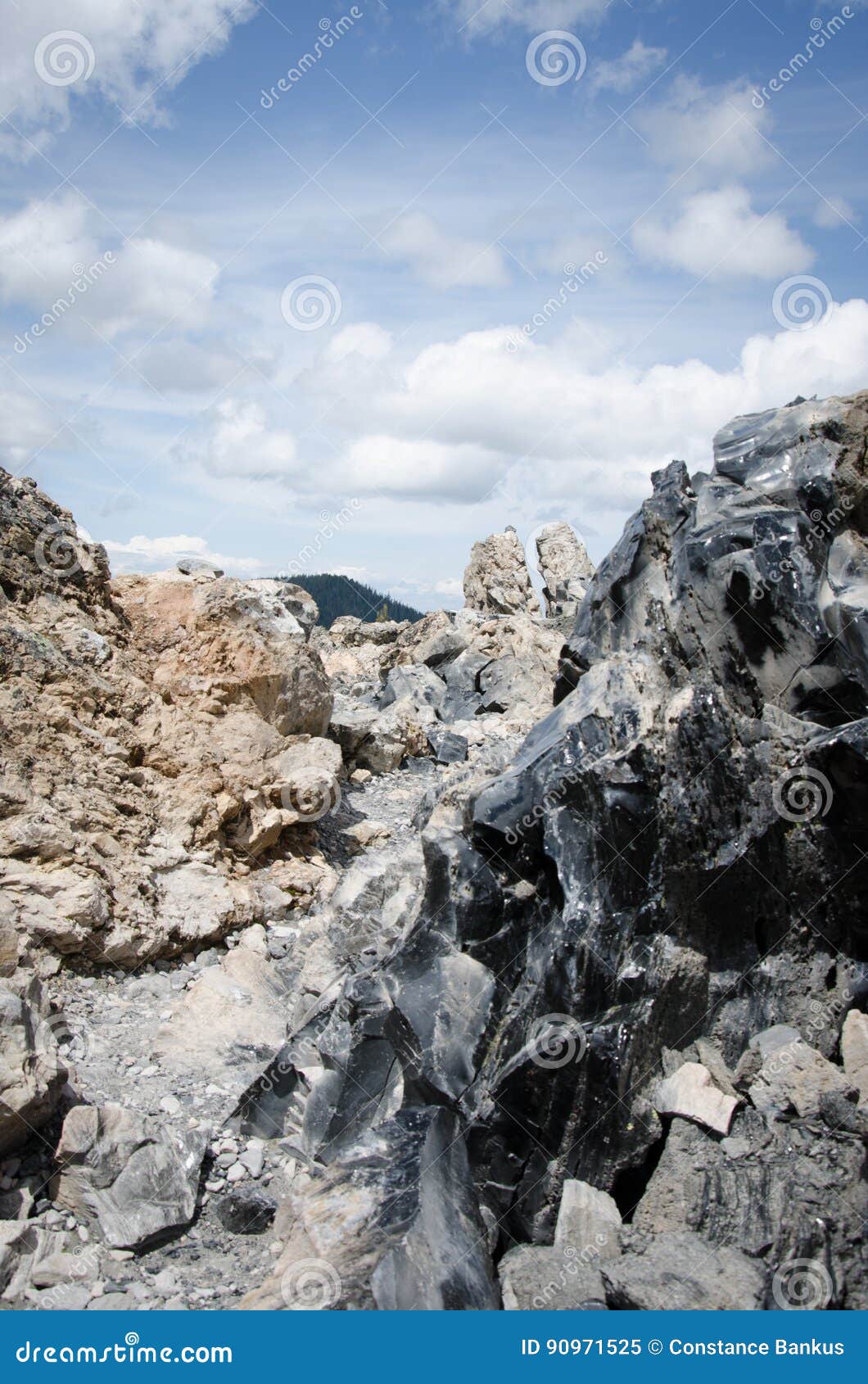 Obsidian Flow in the Clouds Stock Image - Image of obsidian, flow: 90971525