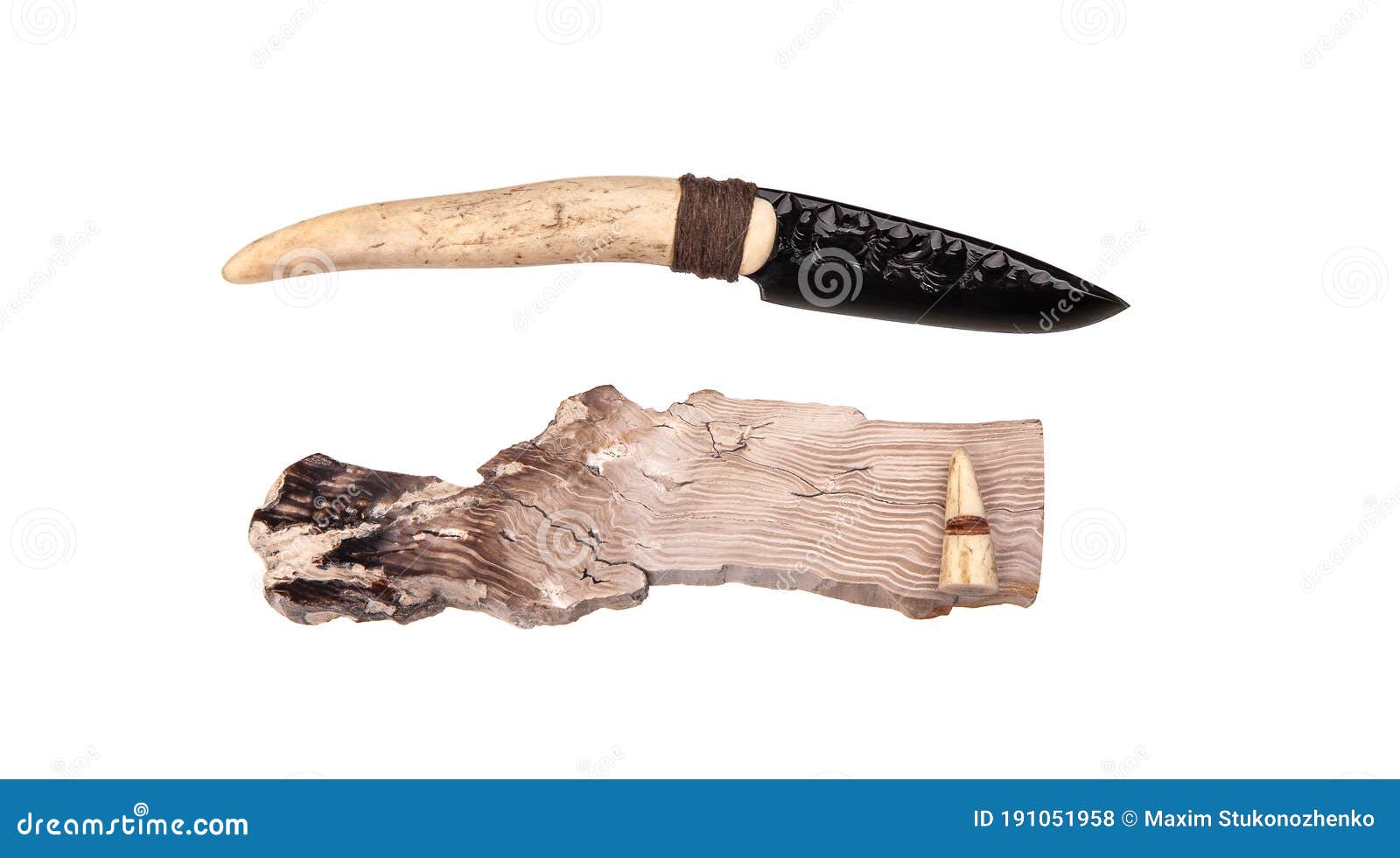 Aztec Obsidian Knife