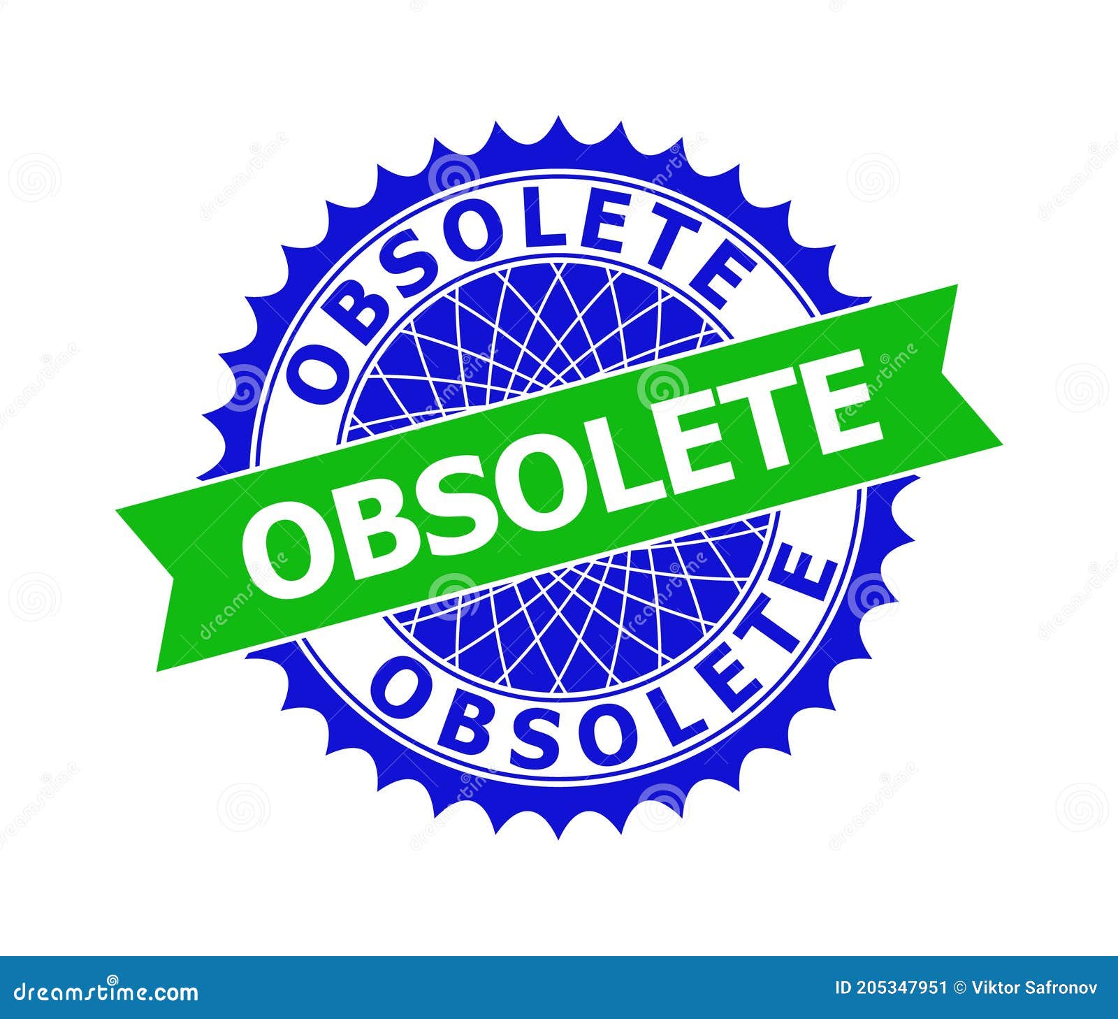 OBSOLETE Bicolor Clean Rosette Template for Watermarks Stock ...