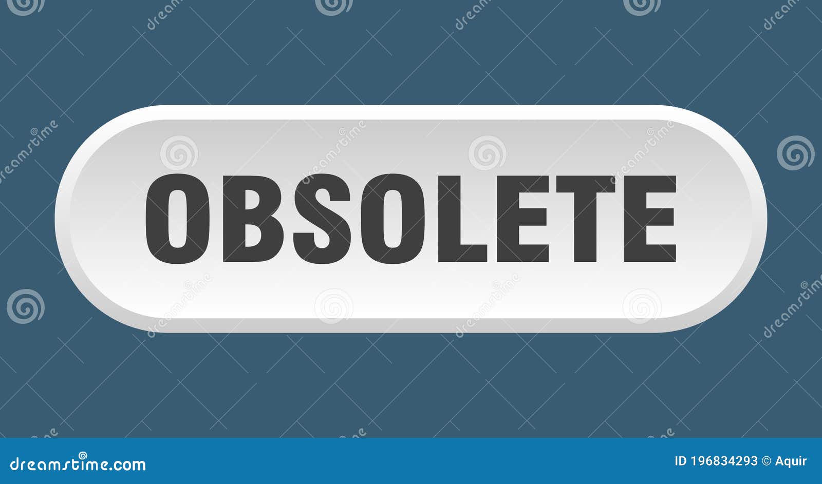 Obsolete Button Cartoon Vector | CartoonDealer.com #196834293