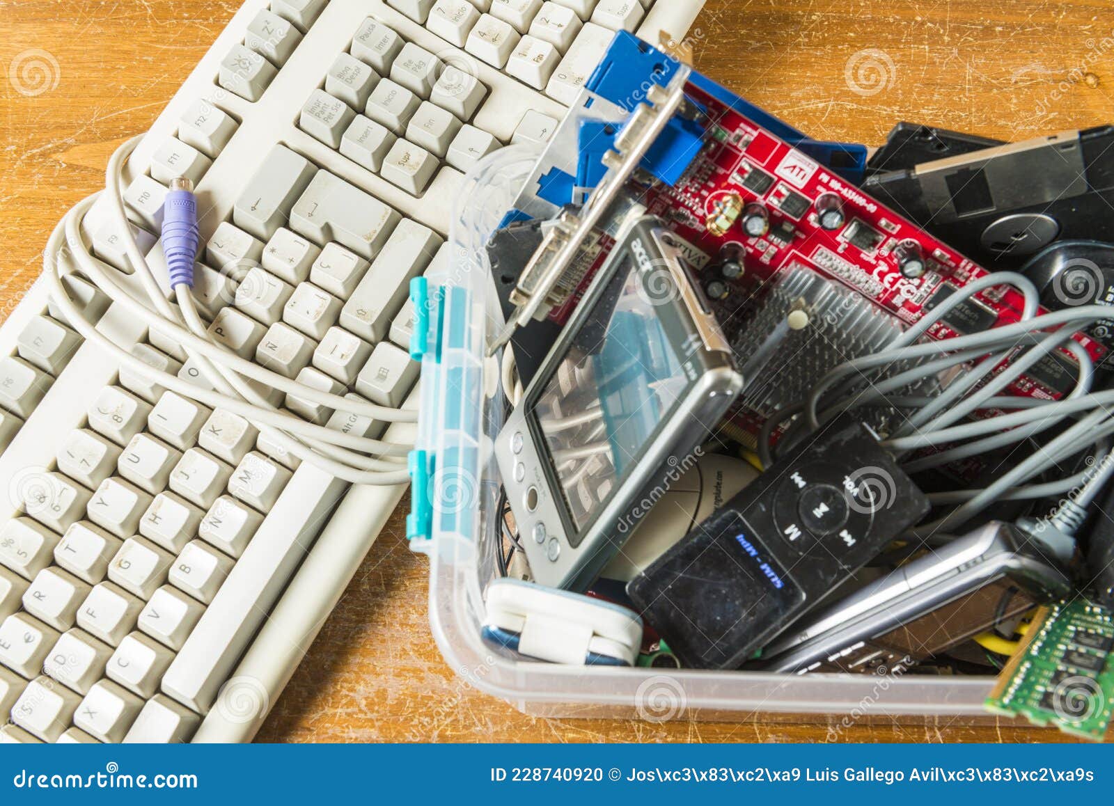 Obsolete Electronic and Technological Objects Editorial Image - Image ...