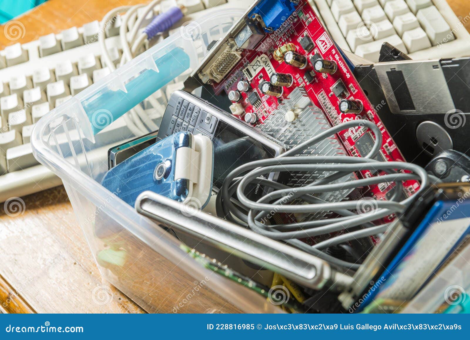 Obsolete Electronic and Technological Objects Editorial Image - Image ...