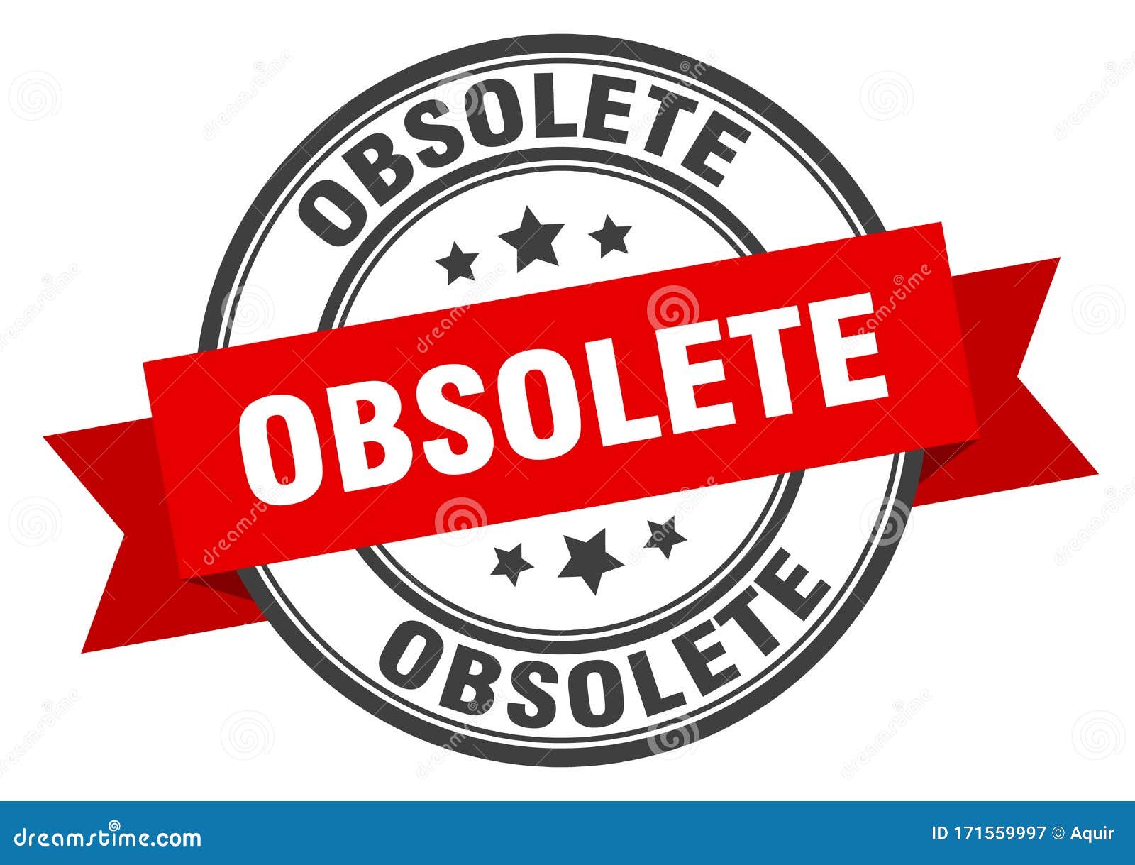 Obsolete Label. Obsolete Round Band Sign Stock Vector - Illustration of ...