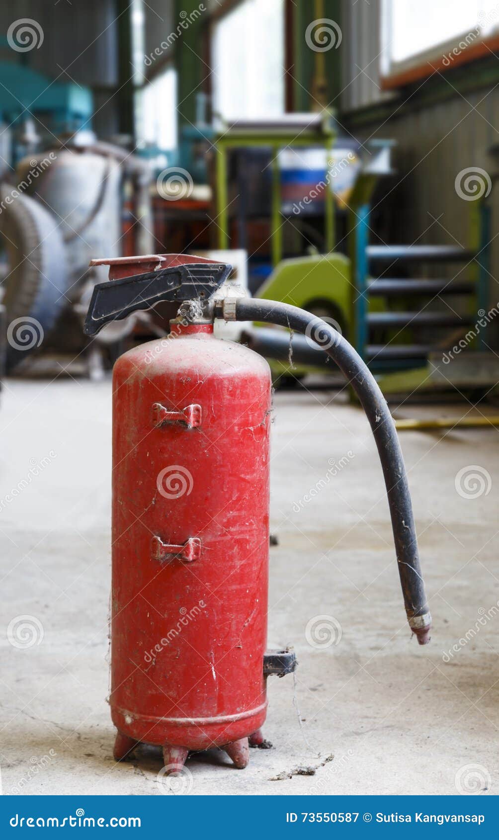 Obsolete and Old Fire Extinguisher I Stock Image - Image of ...