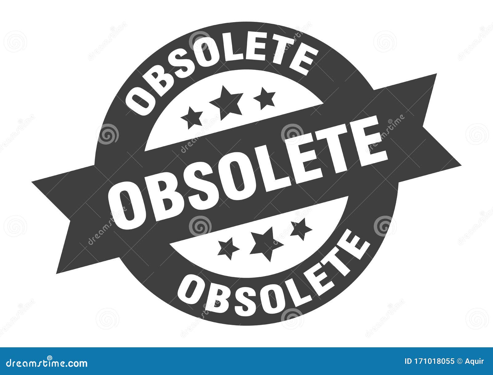 Obsolete Sign. Obsolete Grunge Stamp. Vector Illustration ...