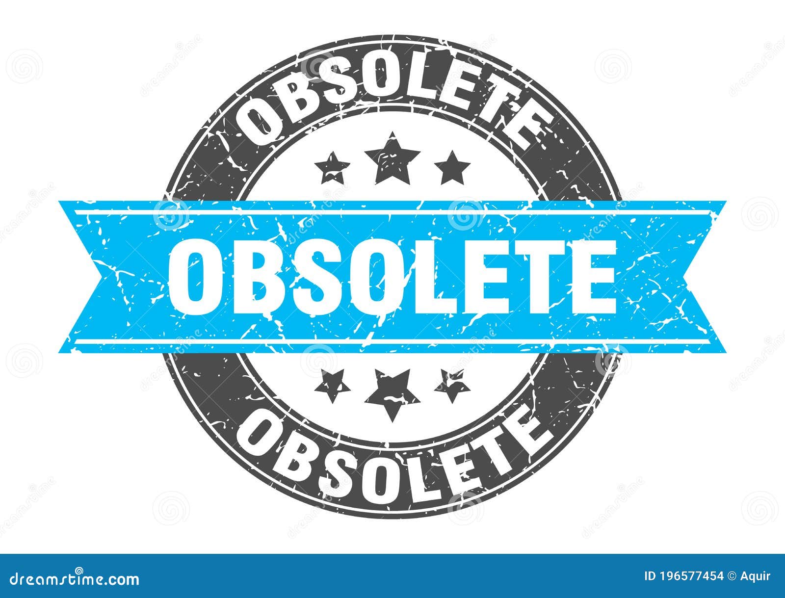 Obsolete stamp stock vector. Illustration of round, seal - 196577454