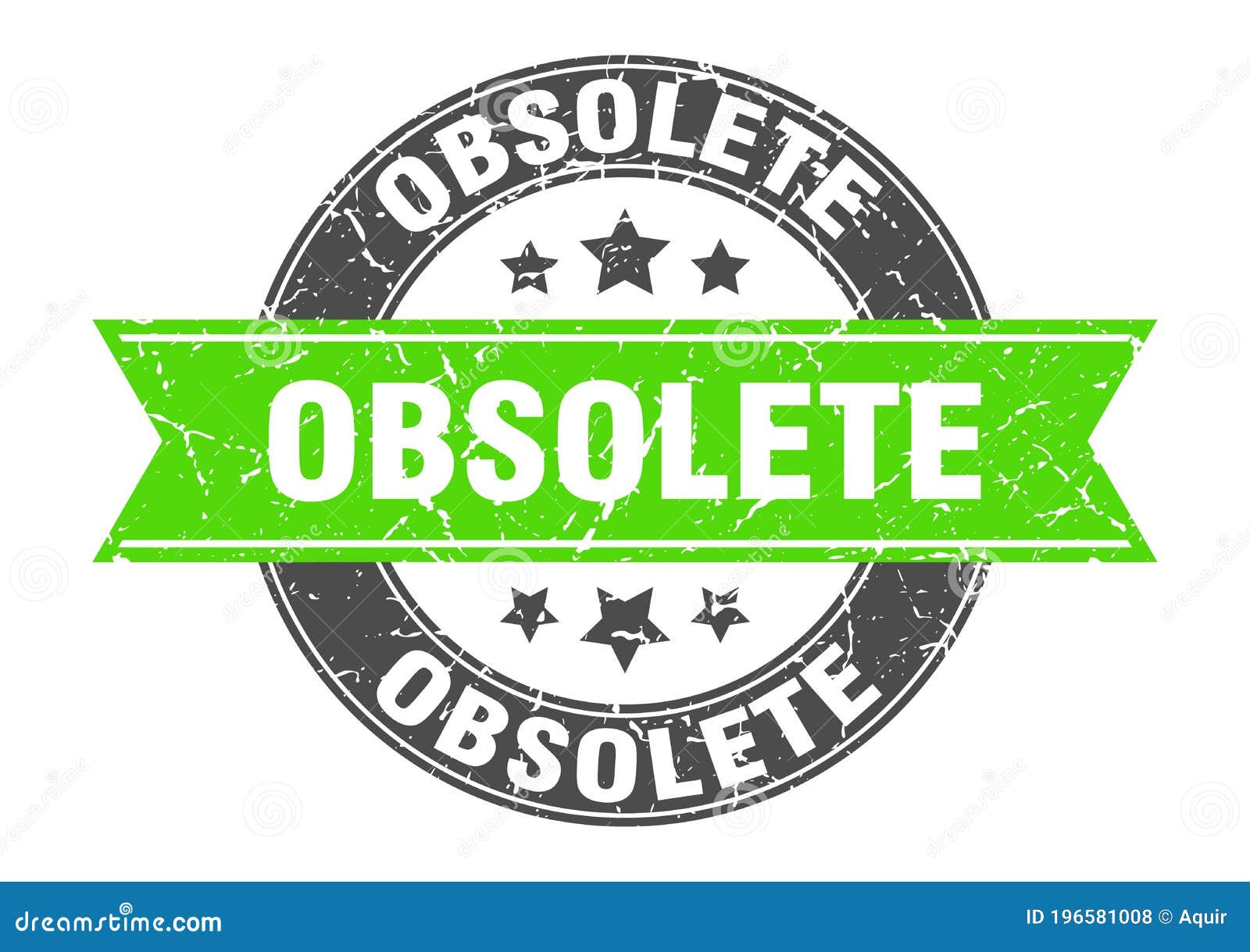 Obsolete stamp stock vector. Illustration of label, template - 196581008