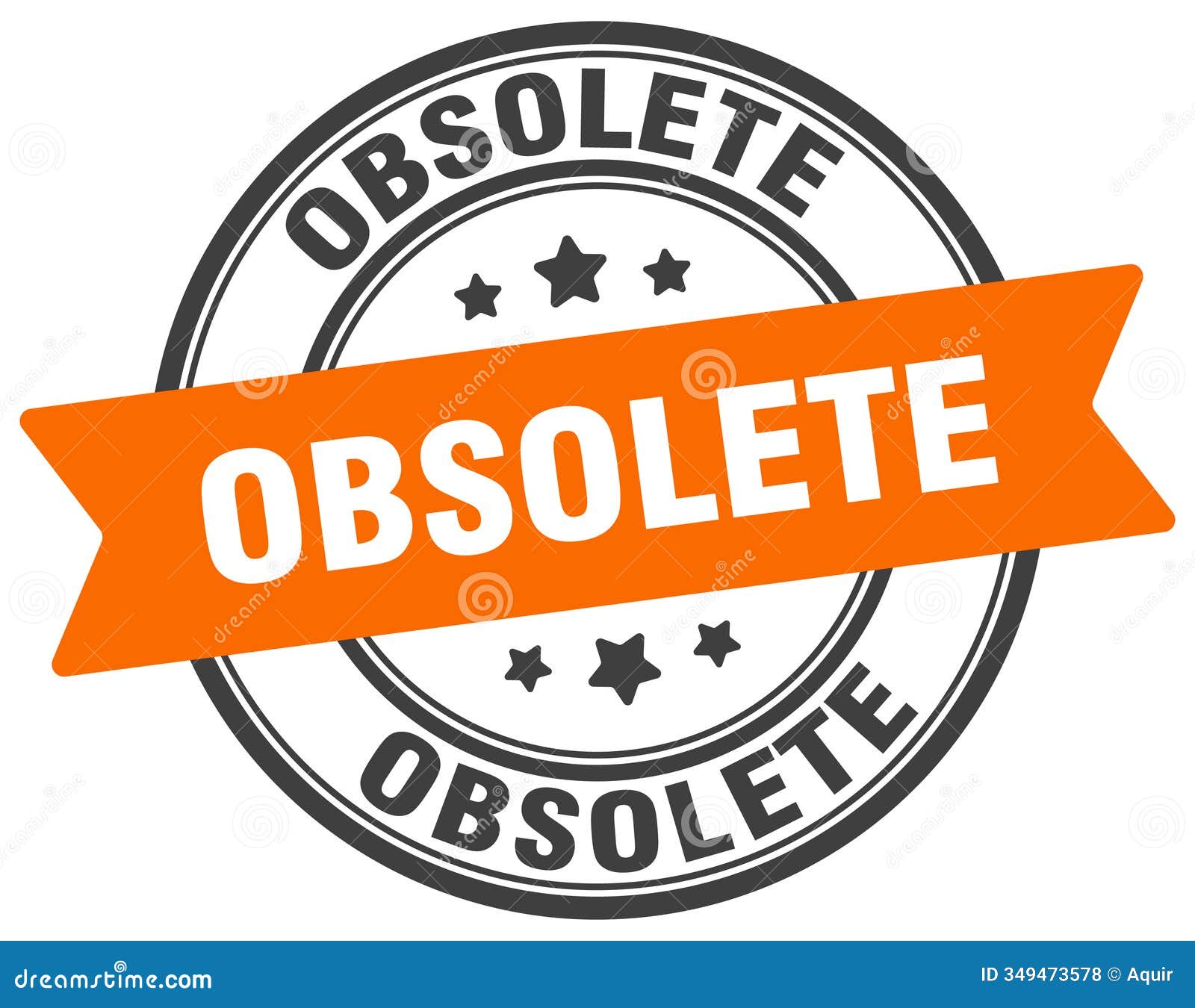 Obsolete Stamp Vector Illustration | CartoonDealer.com #196540612