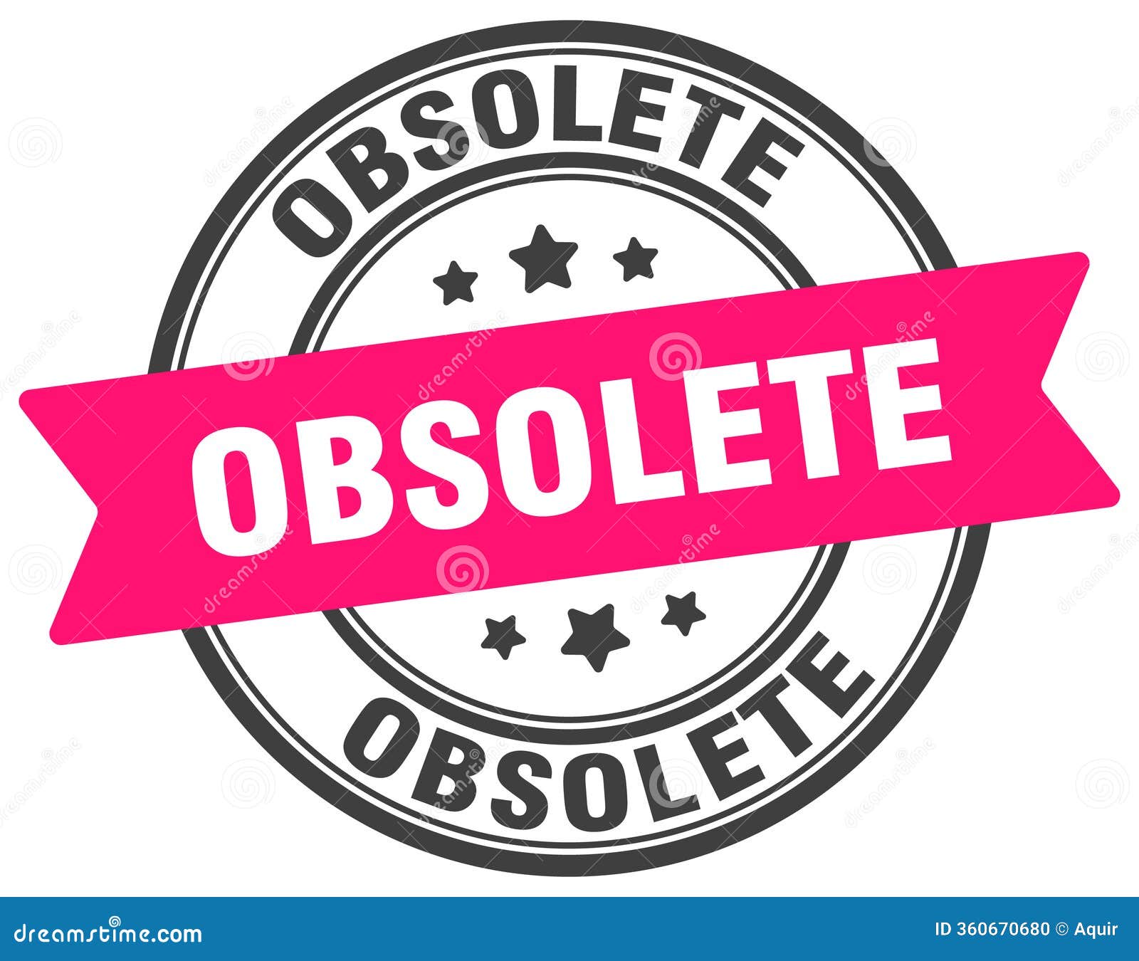 Obsolete Stamp Cartoon Vector | CartoonDealer.com #136960901