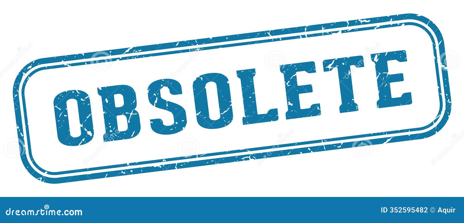 Obsolete Stamp Vector Illustration | CartoonDealer.com #196581008