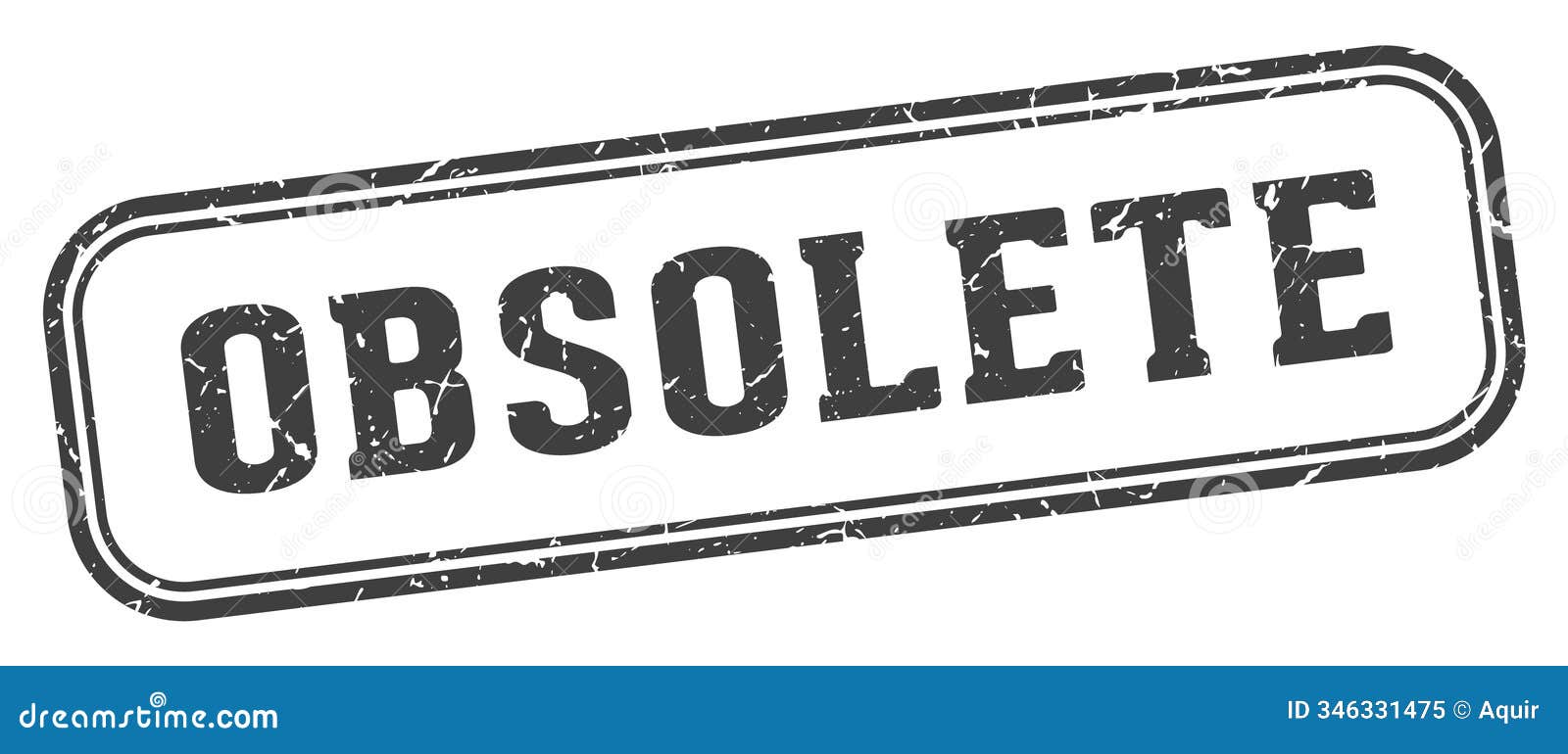 Obsolete Stamp Vector Illustration | CartoonDealer.com #196540612