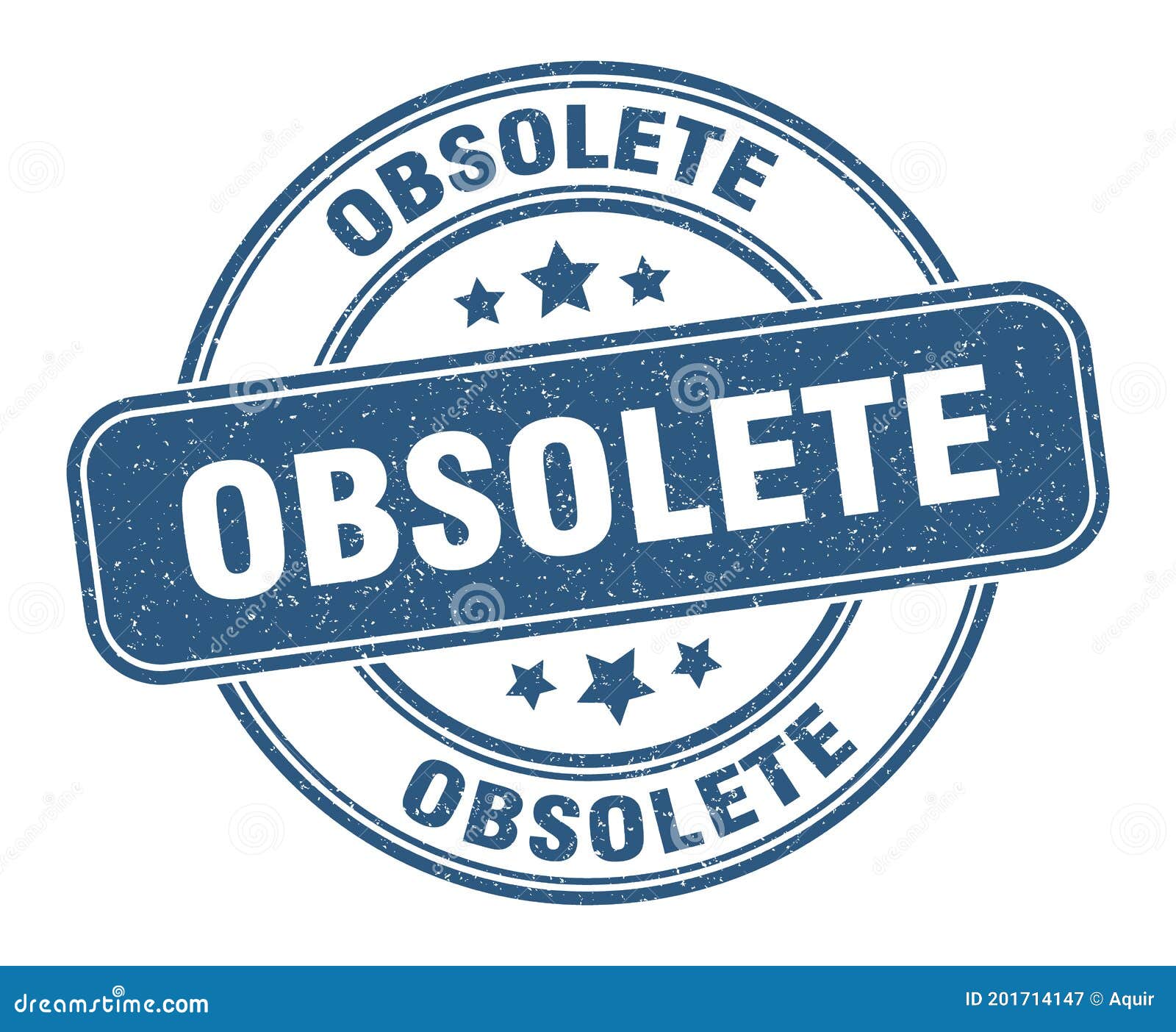 Obsolete Stamp. Obsolete Round Grunge Sign Stock Vector - Illustration ...