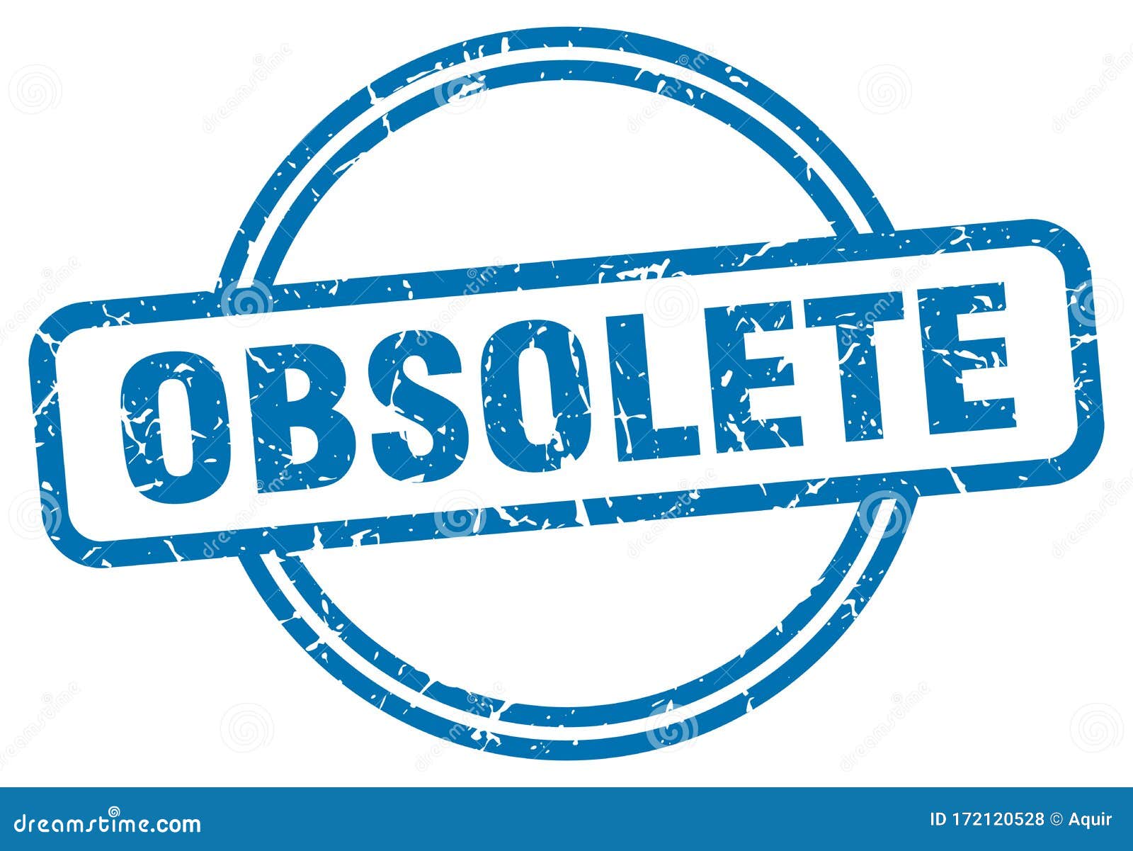 Obsolete Stamp. Obsolete Round Grunge Sign Stock Vector - Illustration ...