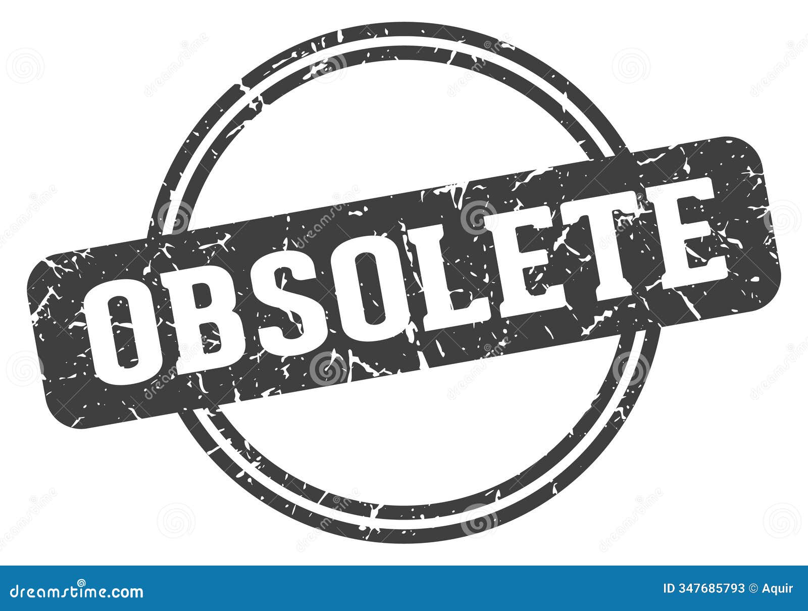 Obsolete stamp stock vector. Illustration of graphic - 347685793