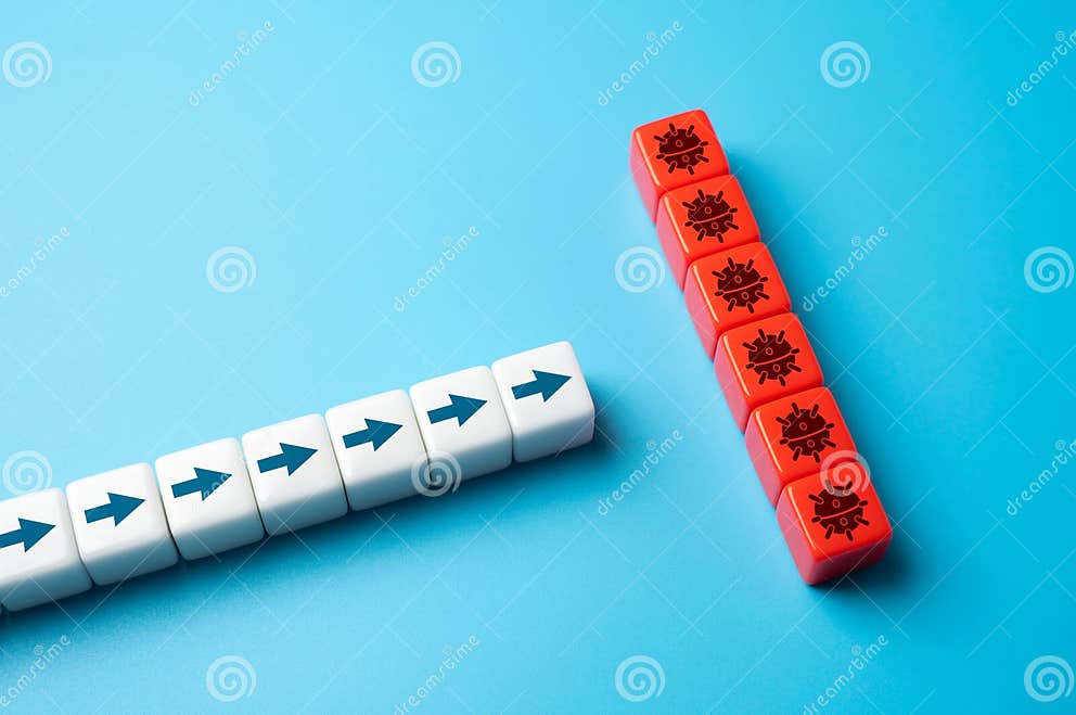 The Obstacle is Ahead. Remove Block or Ban. Overcoming Obstacles Stock ...