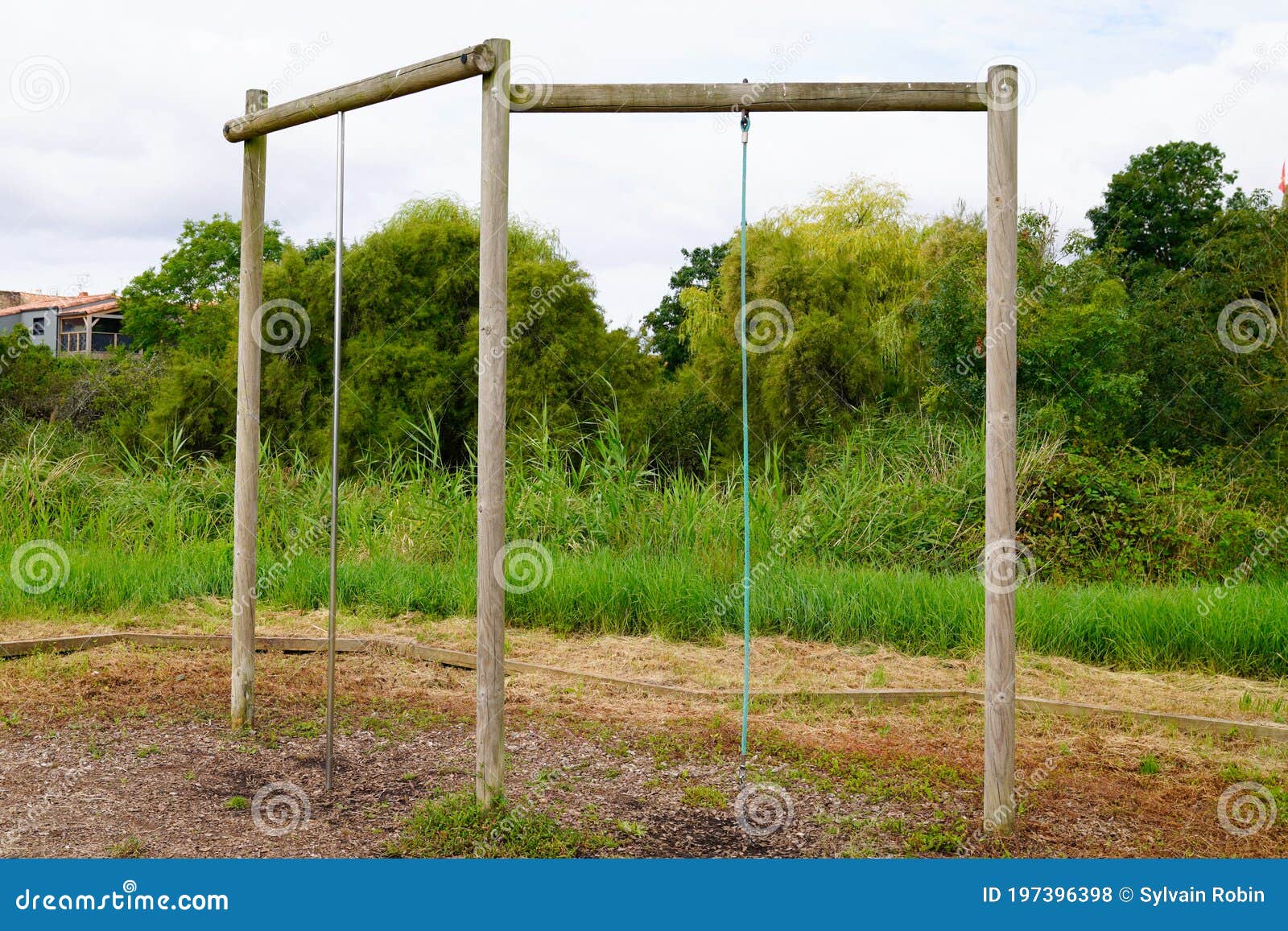 Obstacle Climbing Using Ropes for Mud Race Runners Stock Photo - Image ...