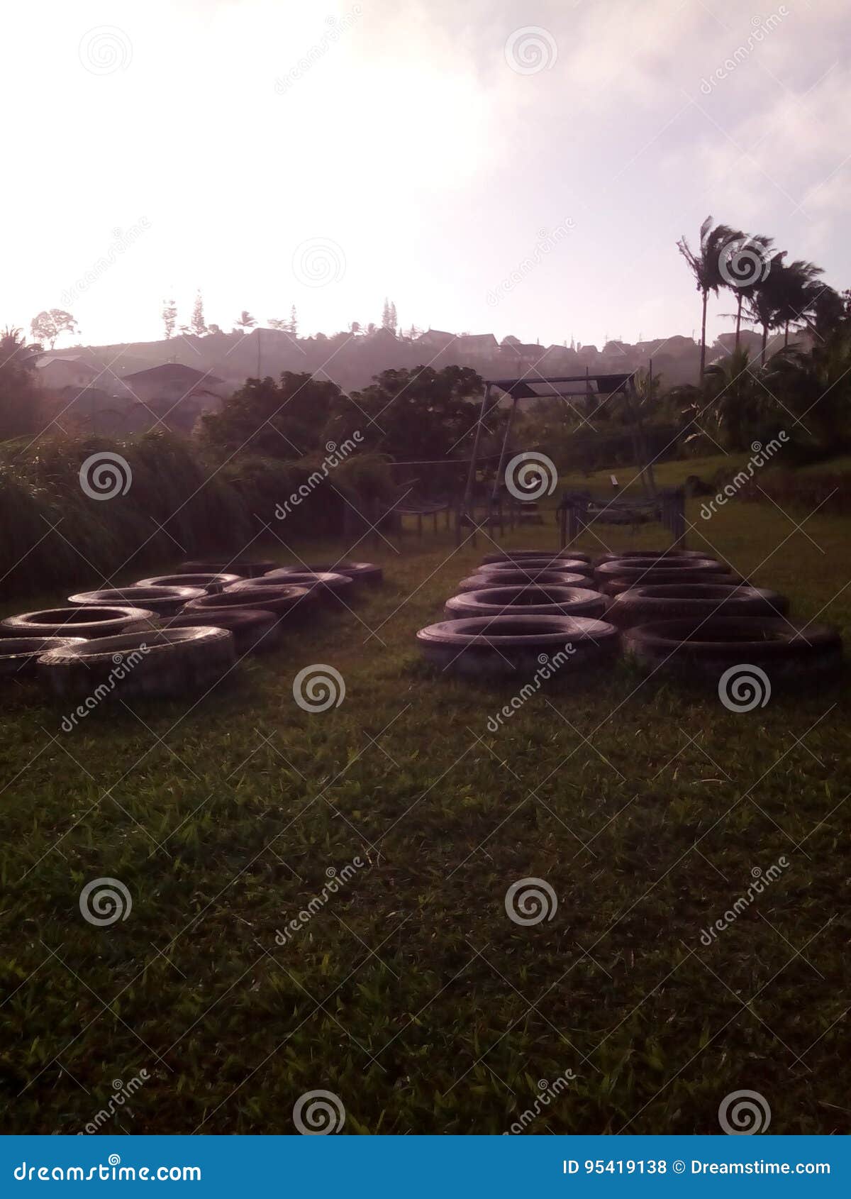 Obstacle Course Play Team Building Stock Photo - Image of obstacle ...