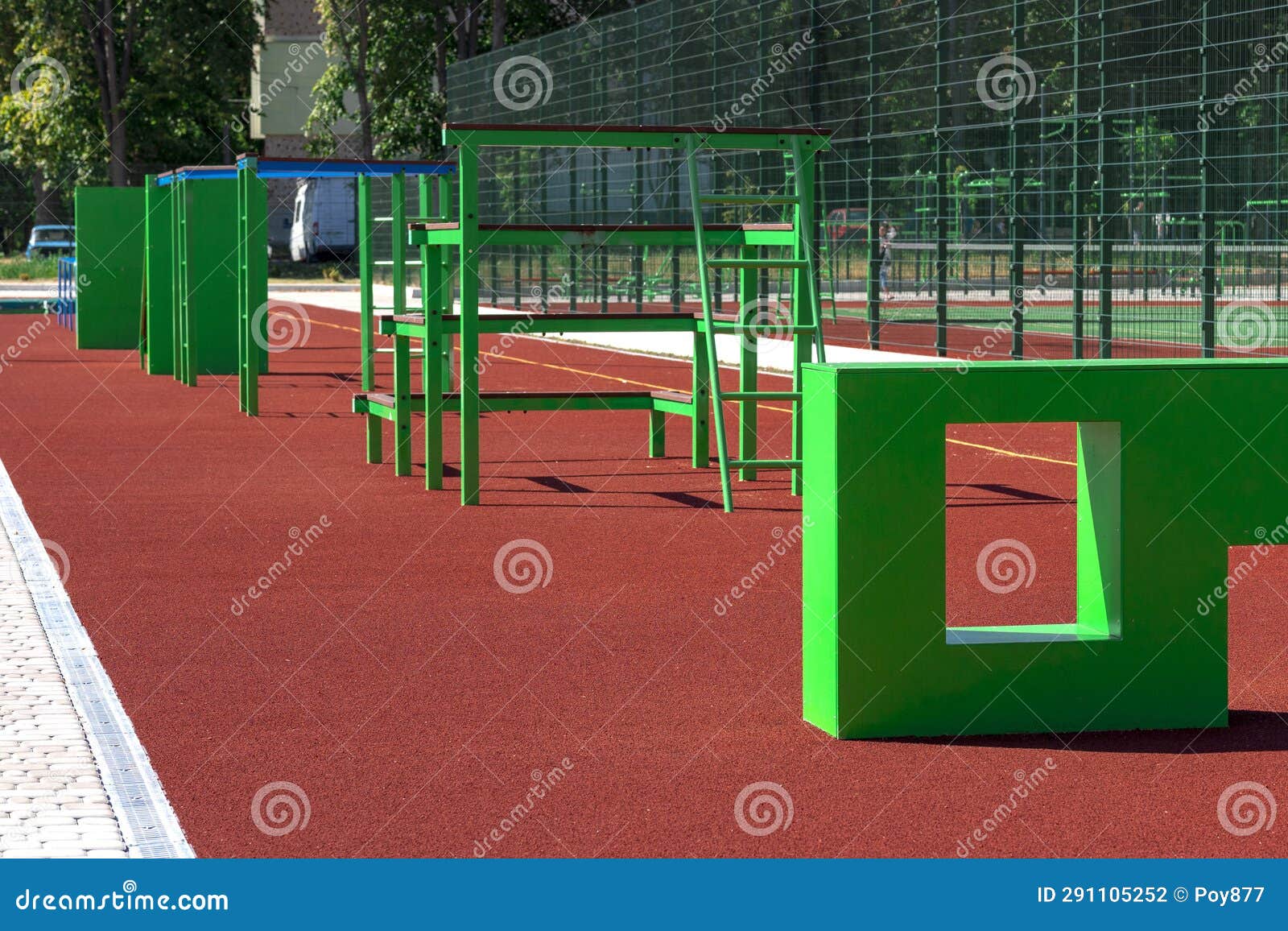 Obstacle Course on Training Stock Photo - Image of gymnastics, fitness ...