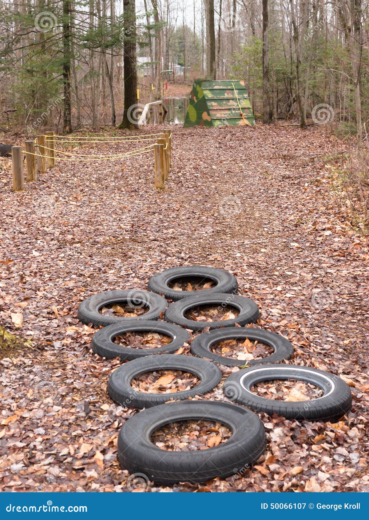 Obstacle Fitness Training Course Stock Image - Image of workout ...