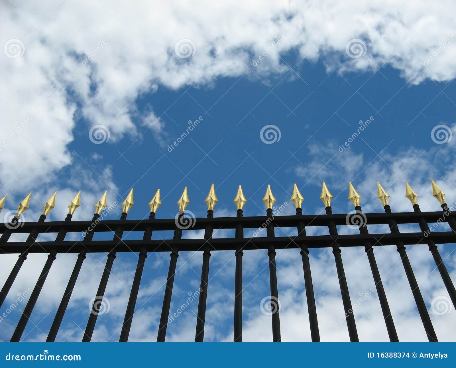 Obstacle on the path stock photo. Image of metal, iron - 16388374