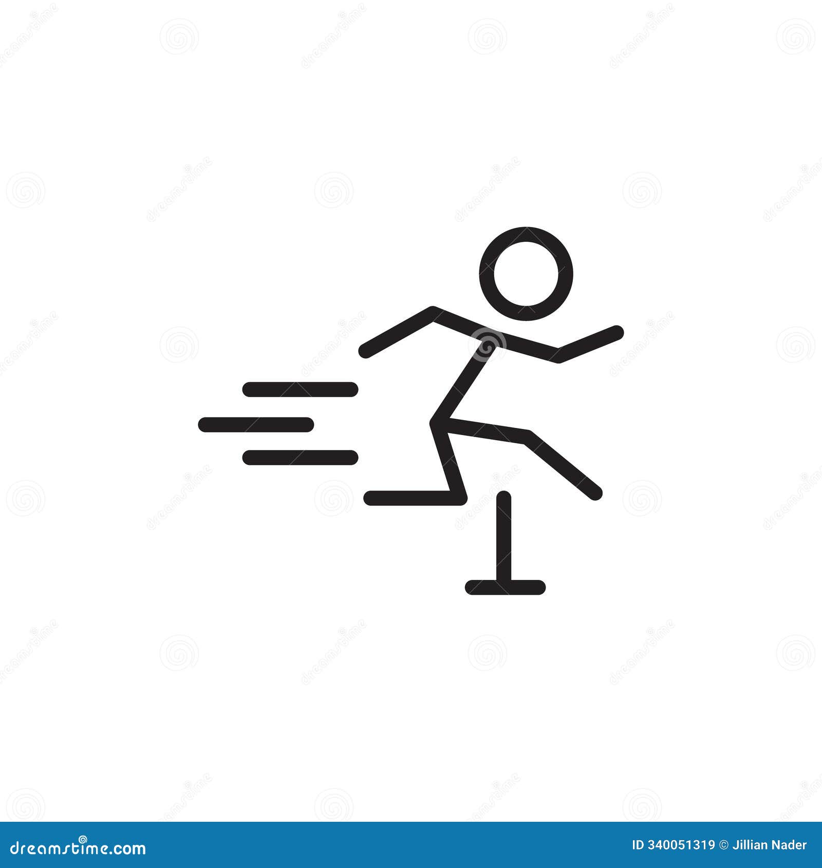 Obstacle Race Icon Outline Vector for Web Ui Stock Vector ...