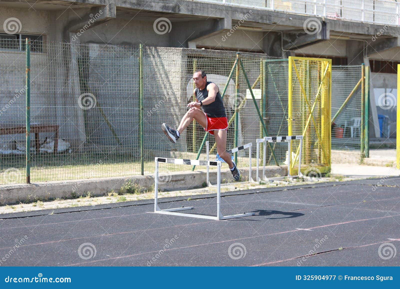 Obstacle Run is the Most Difficult Training Stock Image - Image of ...