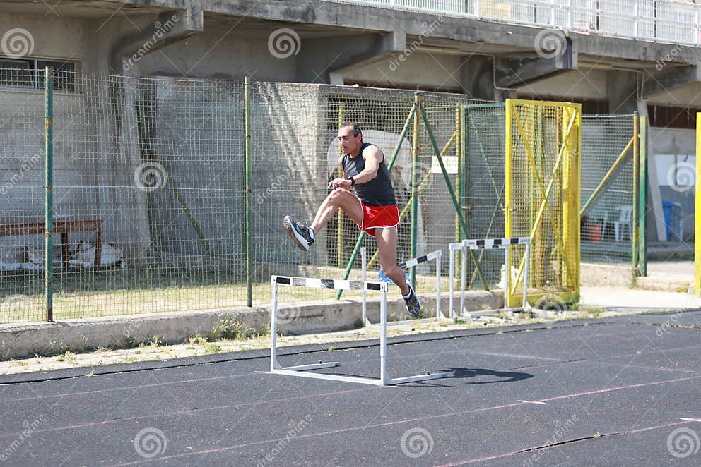 Obstacle Run is the Most Difficult Training Stock Image - Image of ...