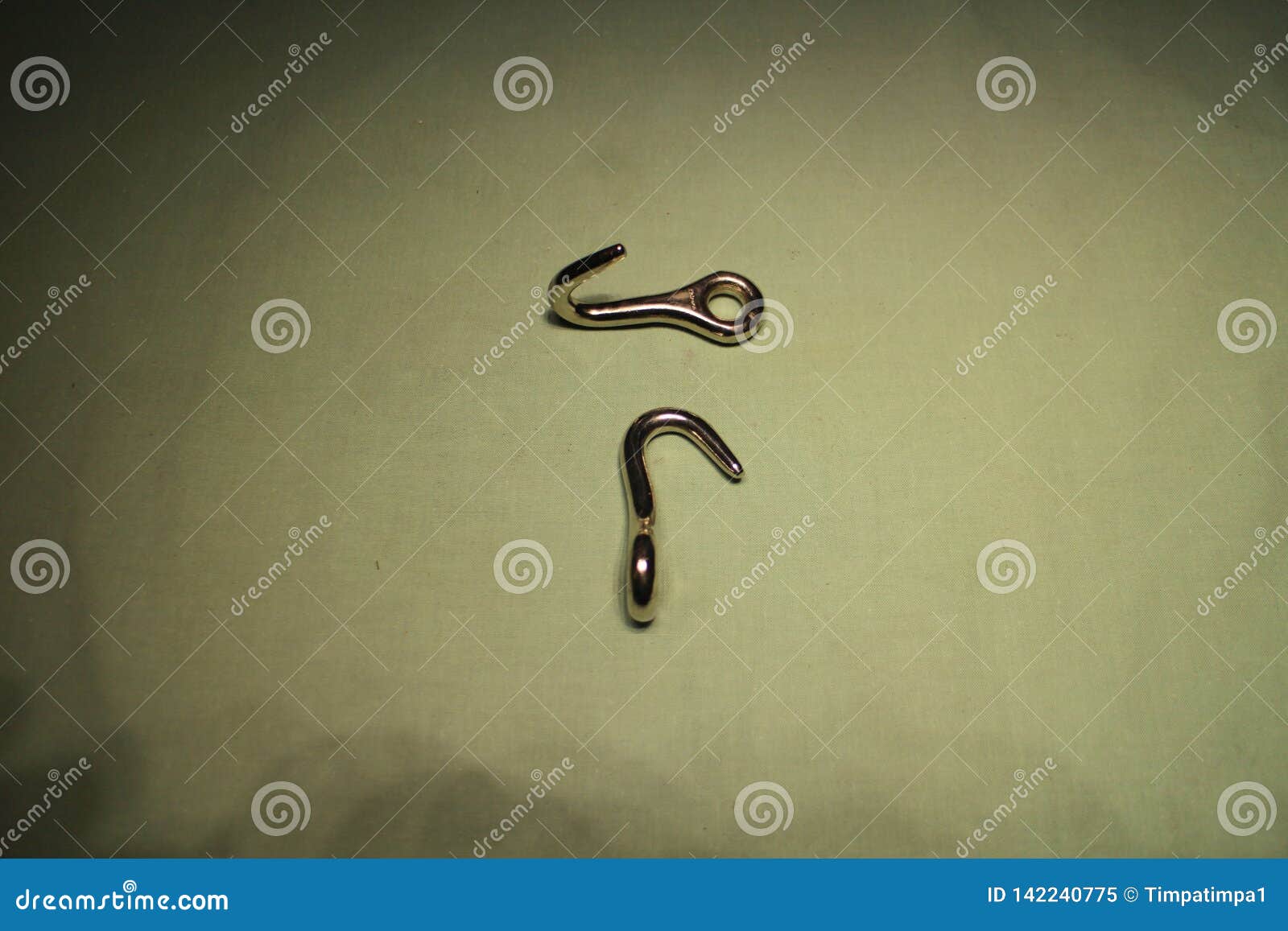 Obstetric eye hook stock image. Image of hook, implement - 142240775