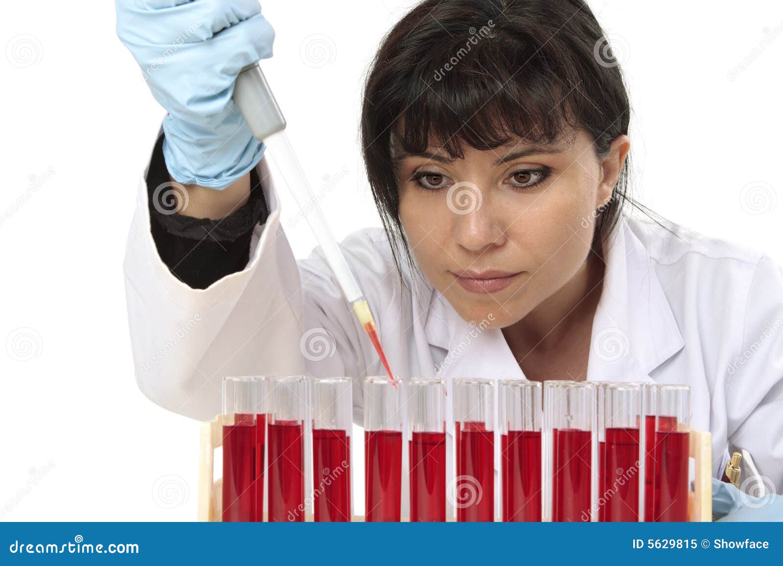 Obtaining Sample from Test Tube Stock Image - Image of pathologist ...