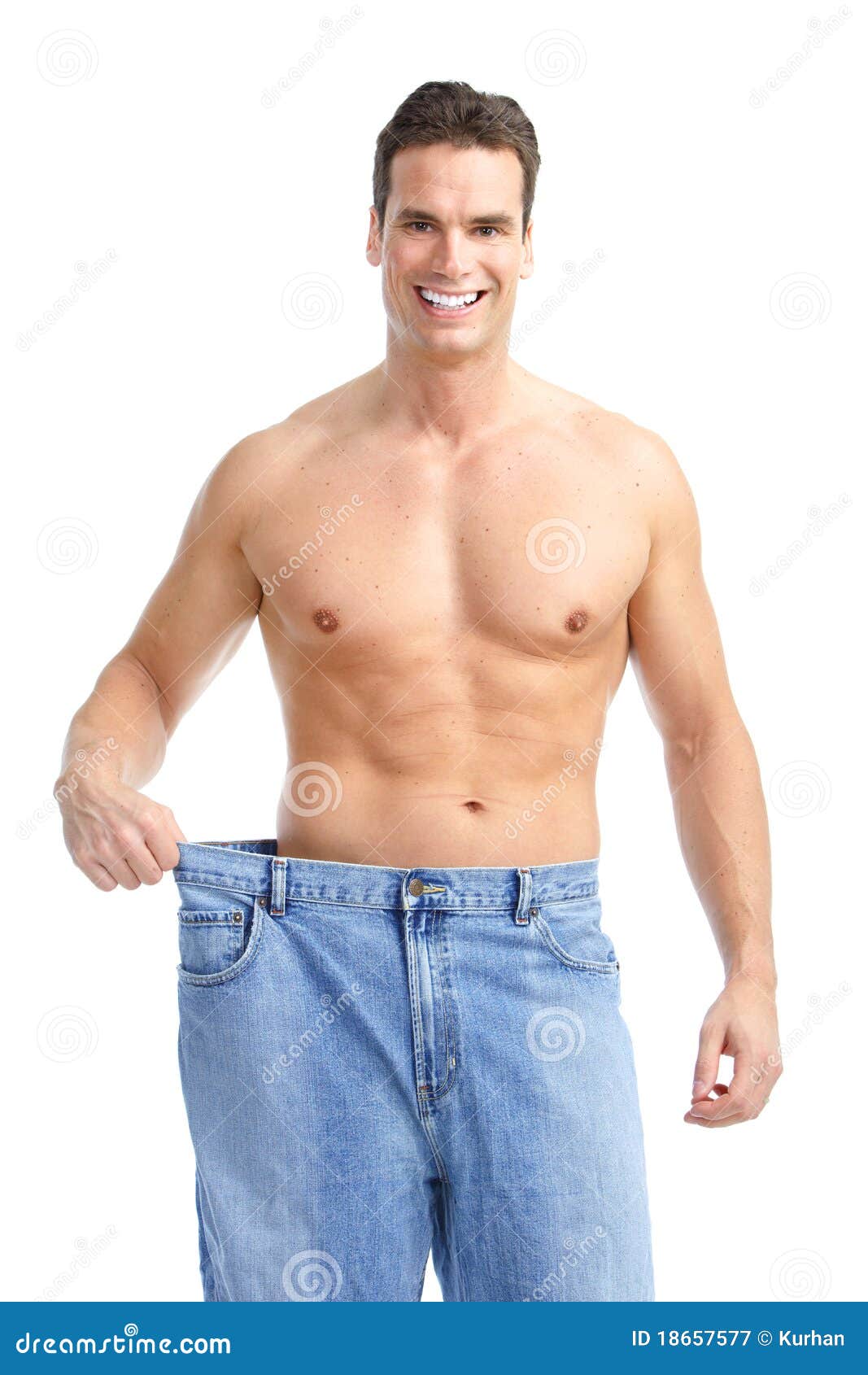 Obtention mince image stock. Image du énergie, exercice - 18657577