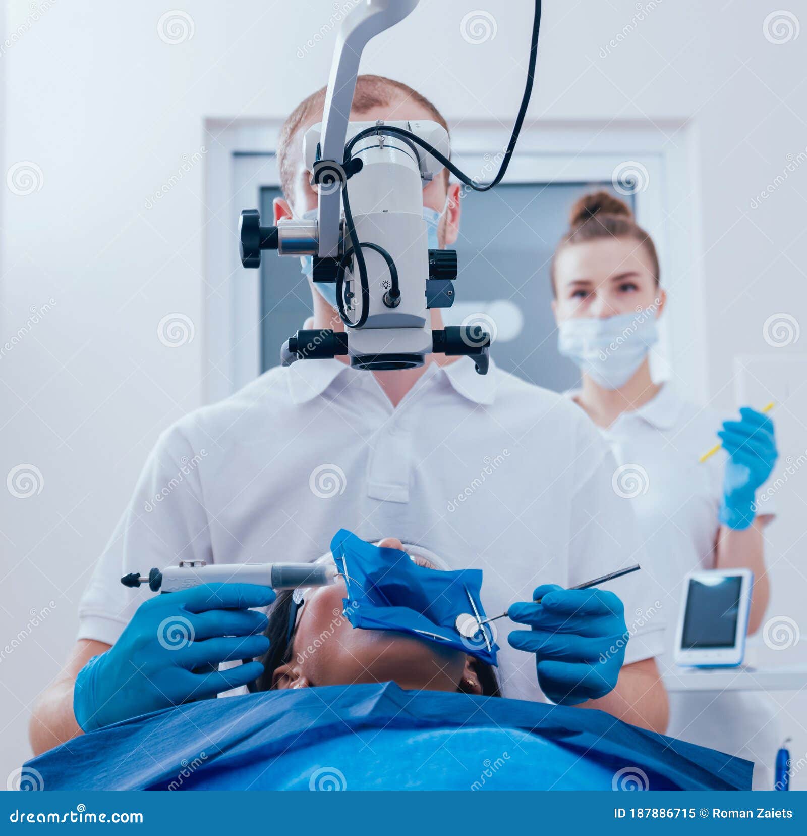 Obturation of Root Canals during Endodontic Treatment Stock Image ...