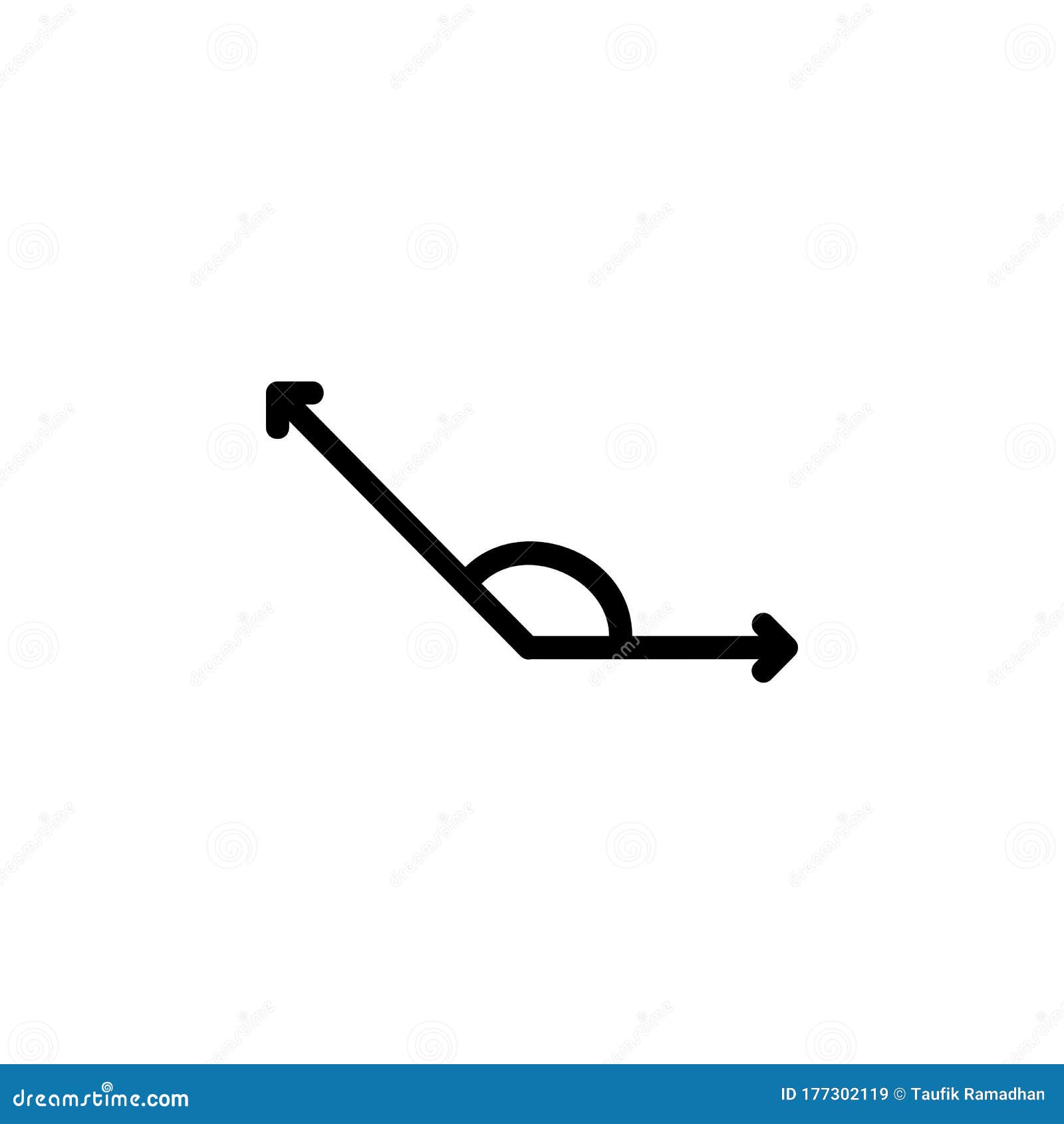 Obtuse Angle and Mathematics Icon. Perfect for Application, Web, Logo ...