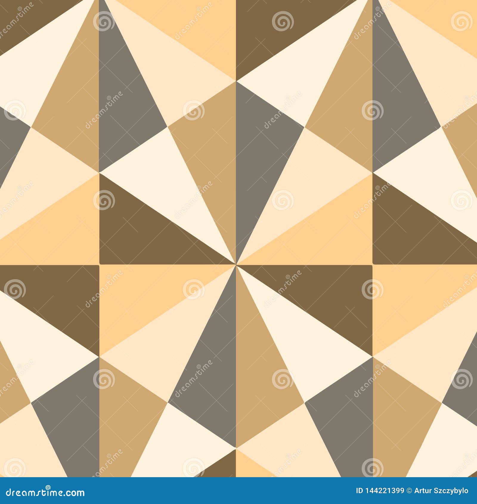 Obtuse Triangle Shape in Brown, Gray and White Creating Mosaic and ...