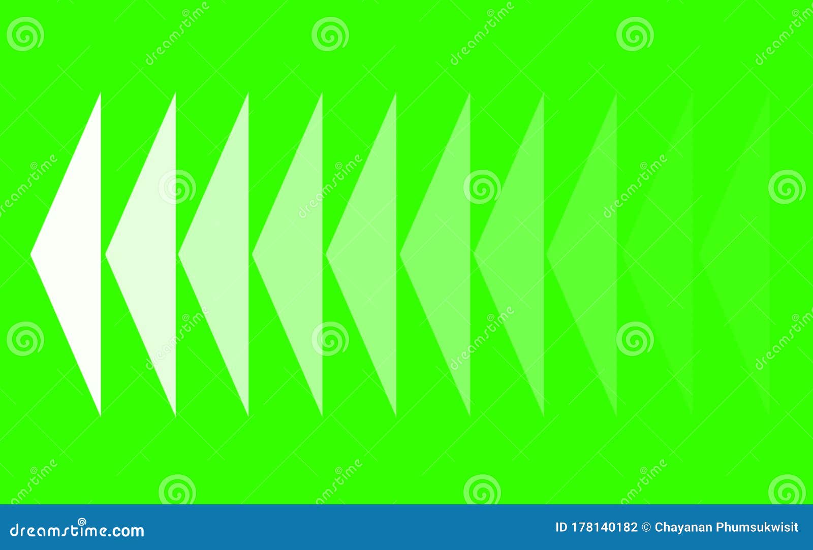Obtuse Triangle Slow Faded in Line on Green Screen Design of Technology ...