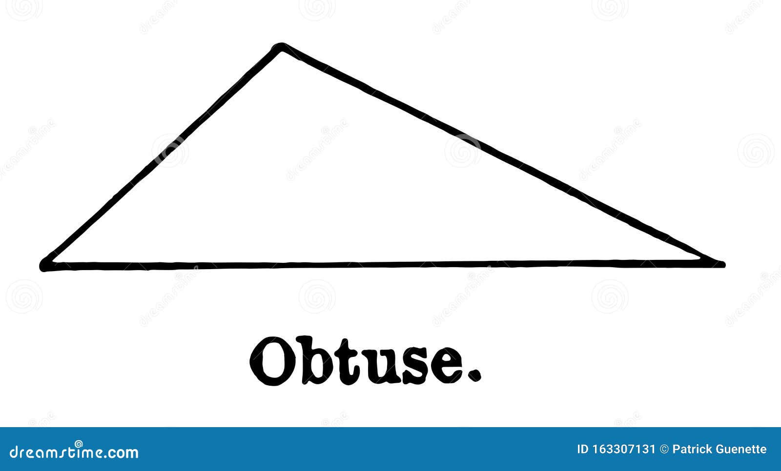 Obtuse Triangle Vintage Illustration Stock Vector Illustration Of