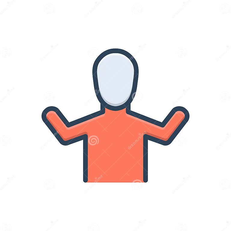 Color Illustration Icon for Obvious, Manifest and Undoubted Stock ...