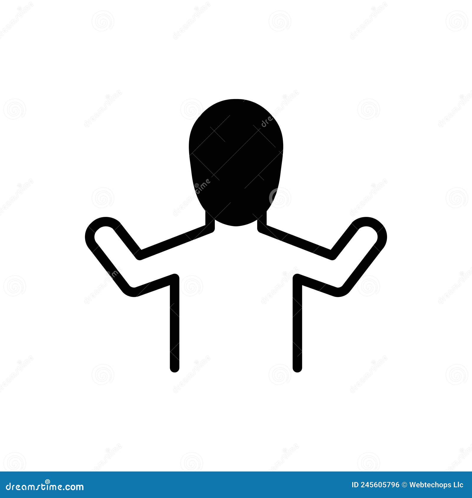 Black Solid Icon for Obvious, Manifest and Undoubted Stock Vector ...