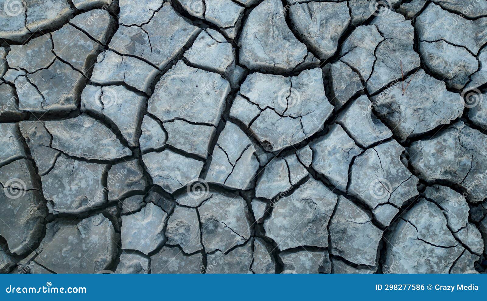 Obvious Signs of Dehydration in the Soil, Cracks and Patterns Stock ...